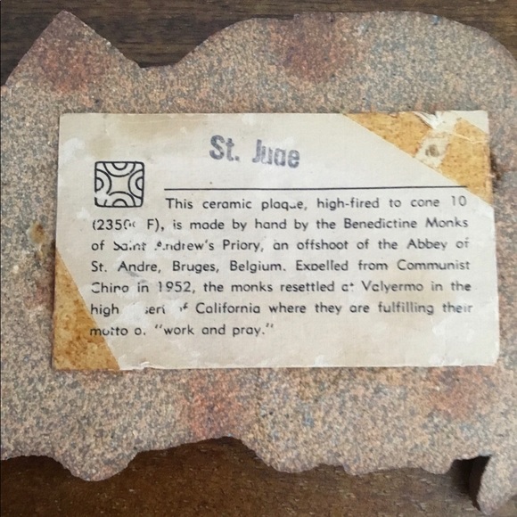 Wall Decor | St Jude Wall Plaque | Poshmark